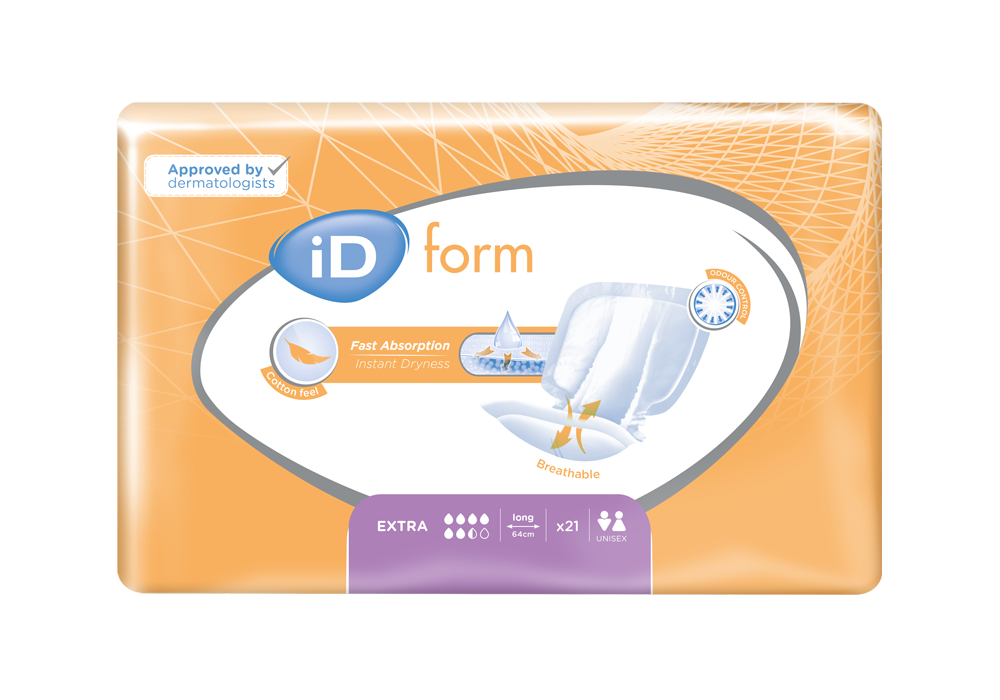 Protection anatomique iD Form Extra - Incontinence & matériel médical