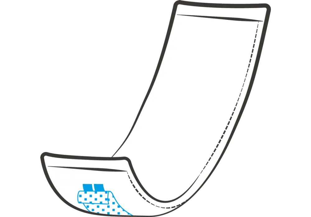 Ontex Rectangular Pad Mini Intraversable - Incontinence & matériel médical