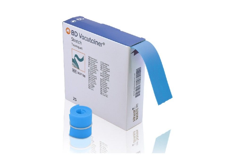 Garrot BD Vacutainer® stretch au meilleur prix - Boite de 25 - Matériel ...