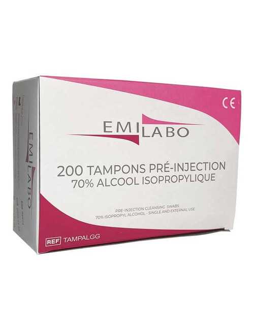 Tampons d’alcool à 70° Emilabo - Désinfectant au meilleur prix