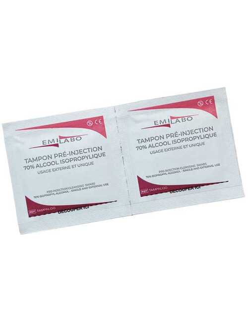 Tampons d’alcool à 70° Emilabo - Désinfectant au meilleur prix