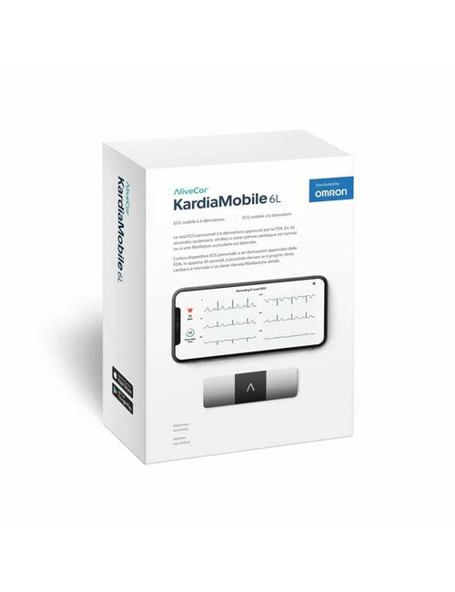 ECG connecté Omron Kardia Mobile 6L pour des résultats en 30 secondes