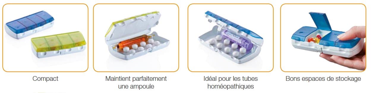 Pilulier Pilbox Daily - Pilulier journalier au meilleur prix