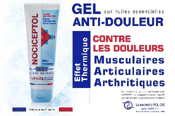 NOCICEPTOL - Gel anti douleur Efficacité prouvée - Laboratoires POLIDIS ...