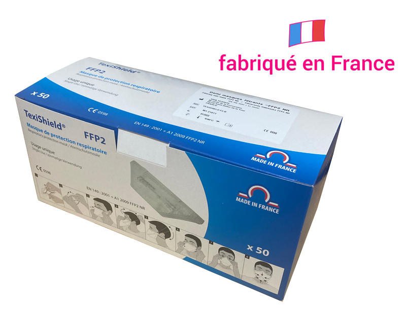 Masques FFP2 français à partir de 24€ - Matériel médical